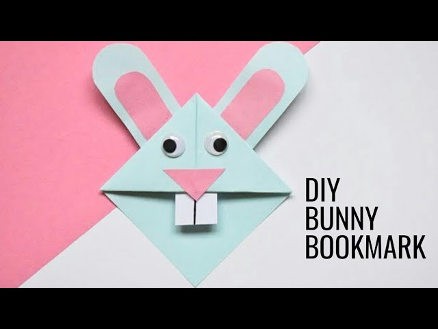 Easter Bunny Corner Bookmark | DIY Origami for Kids | Fun Paper Craft ...
