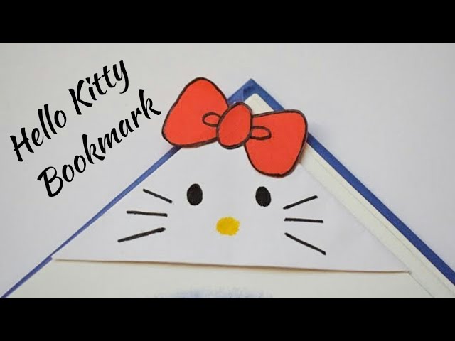 Easy Hello Kitty Bookmarks | DIY Hello Kitty Craft Ideas | Fun Paper ...