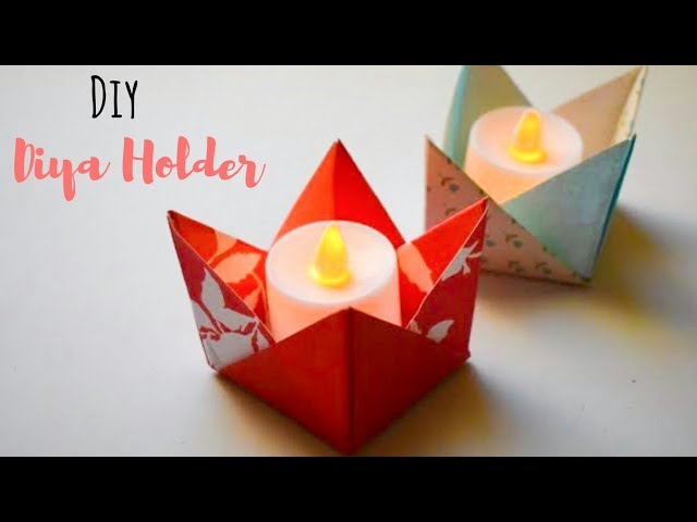 DIY Christmas Candle Holder | Easy Paper Craft Ideas for Christmas ...