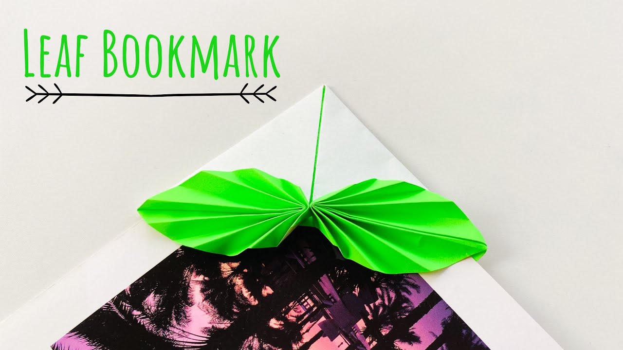 Leaf Corner Bookmark | DIY Bookmark Ideas | Fun Paper Craft ideas for ...