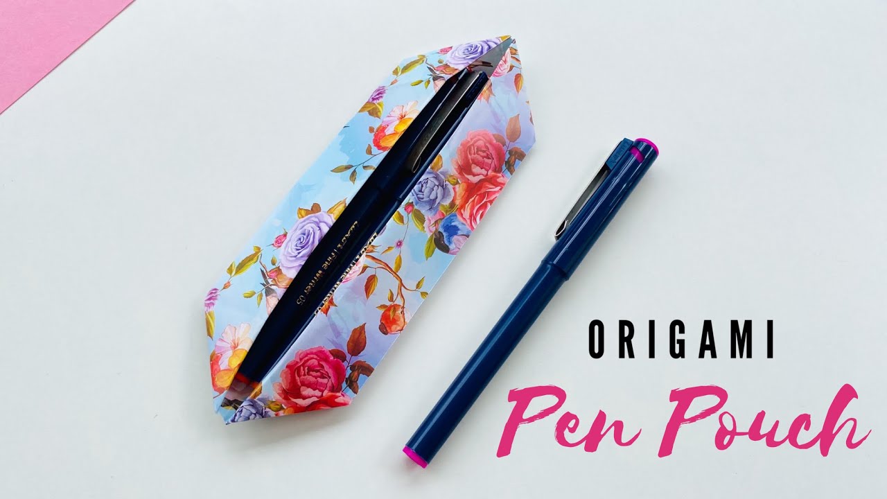 How to make a Paper Pen Box | Teacher’s Day Gift Ideas | Easy Origami ...